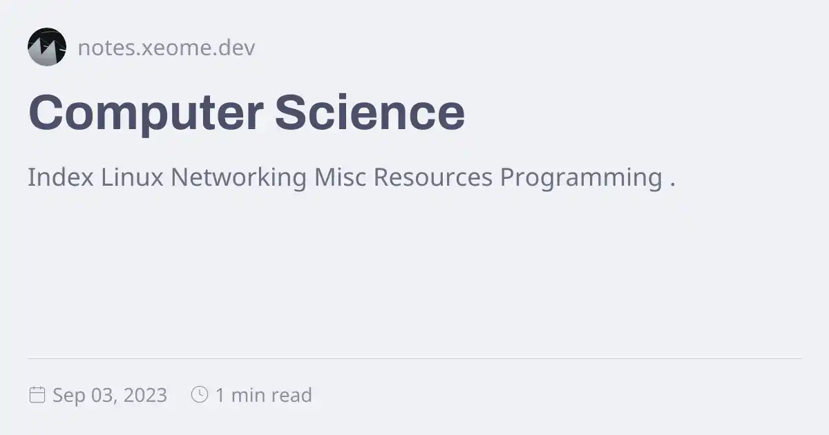 Computer Science